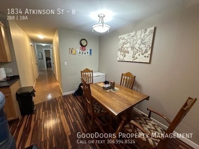 2 BR, 1 BA Apartment 1834 Atkinson St, Regina, SK S4N 3W3