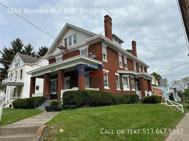 2 BR, 1 BA Apartment 1846 Hopkins Ave Unit 2, Cincinnati, OH 45212