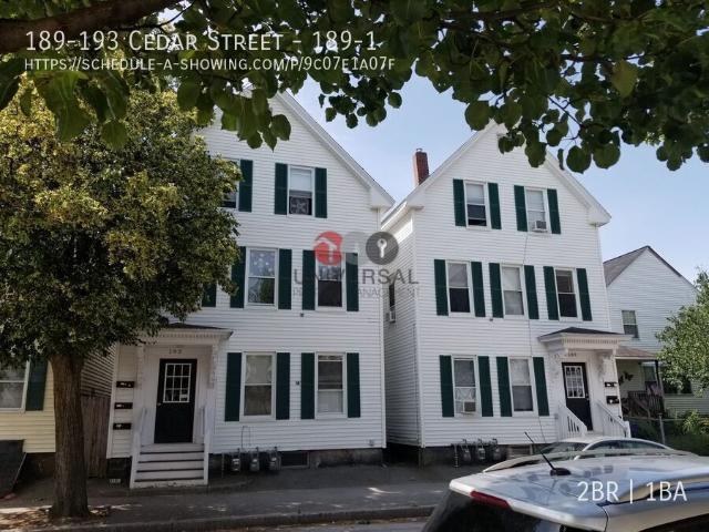 2 BR, 1 BA Apartment 189 193 Cedar Street, Manchester, NH 03103