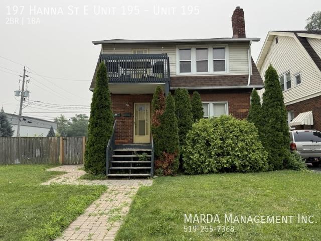 2 BR, 1 BA Apartment 197 Hanna St E Unit 195, Windsor, ON N8X 2N3