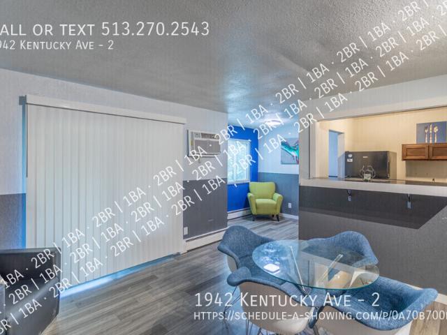 2 BR, 1 BA Apartment 1942 Kentucky Ave, Cincinnati, OH 45223