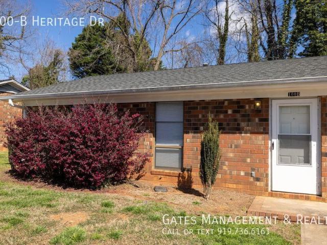 2 BR, 1 BA Apartment 100 B Heritage Dr, Mebane, NC 27302