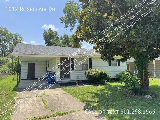 2 BR, 1 BA Apartment 1012 Roseclair Dr, North Little Rock, AR 72117