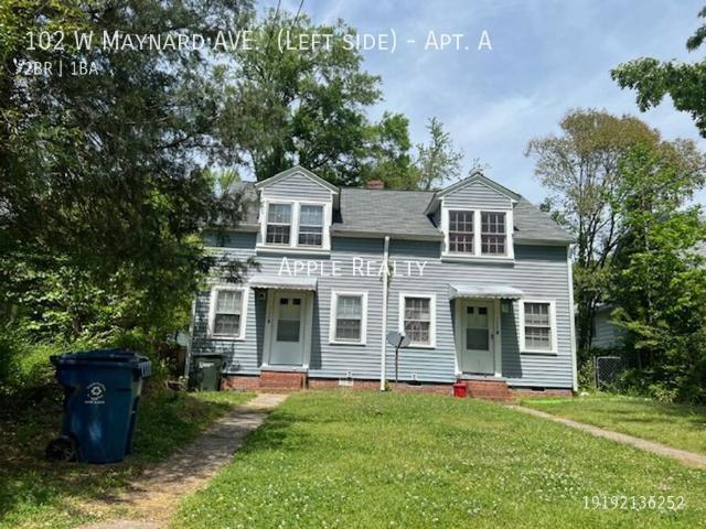 2 BR, 1 BA Apartment 102 W Maynard AVE. Left side, Durham, NC 27704