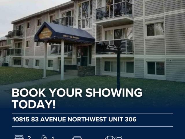 2 BR, 1 BA Apartment 10815 83 Ave NW, Edmonton, AB T6E 2E6