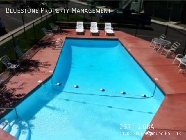 2 BR, 1 BA Apartment 11200 SW Greenburg Rd Tigard, OR 97223