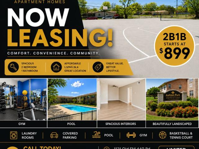 2 BR, 1 BA Apartment 1121 Old FM 440 Road Unit 2 2 203, Killeen, TX 76549