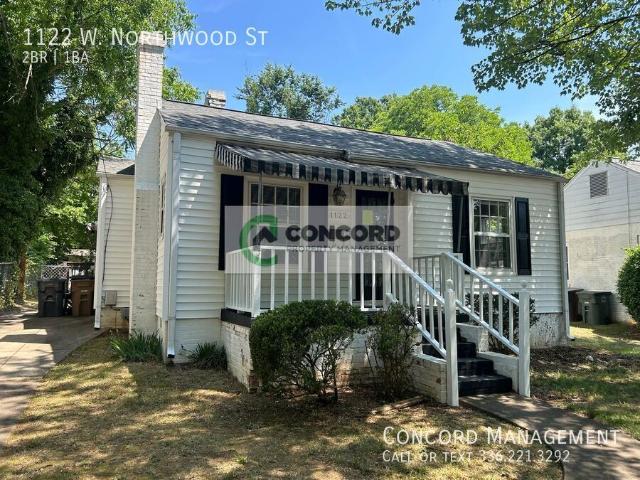 2 BR, 1 BA Apartment 1122 W. Northwood St, Greensboro, NC 27408