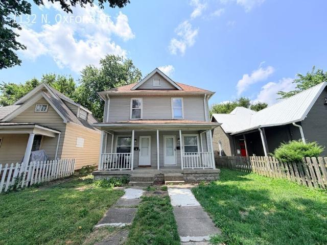 2 BR, 1 BA Apartment 1132 N. Oxford St Indianapolis, IN 46201