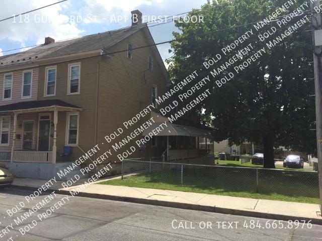 2 BR, 1 BA Apartment 118 Guilford St, Lebanon, PA 17046