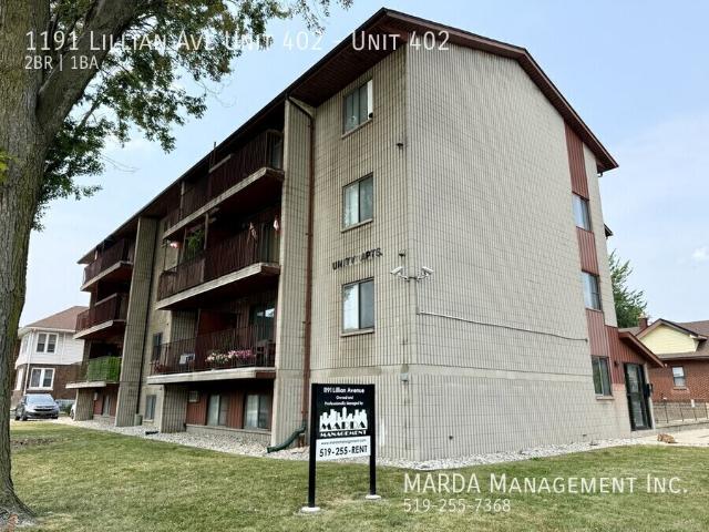 2 BR, 1 BA Apartment 1191 Lillian Ave Unit 402, Windsor, ON N9A 1V6