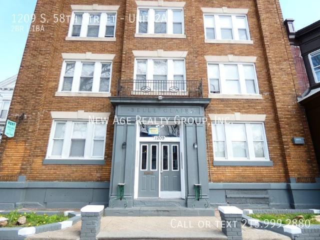 2 BR, 1 BA Apartment 1209 S. 58th Street, Philadelphia, PA 19143