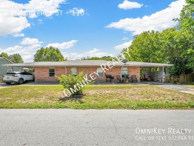 2 BR, 1 BA Apartment 120 E Monterey St, Denison, TX 75021