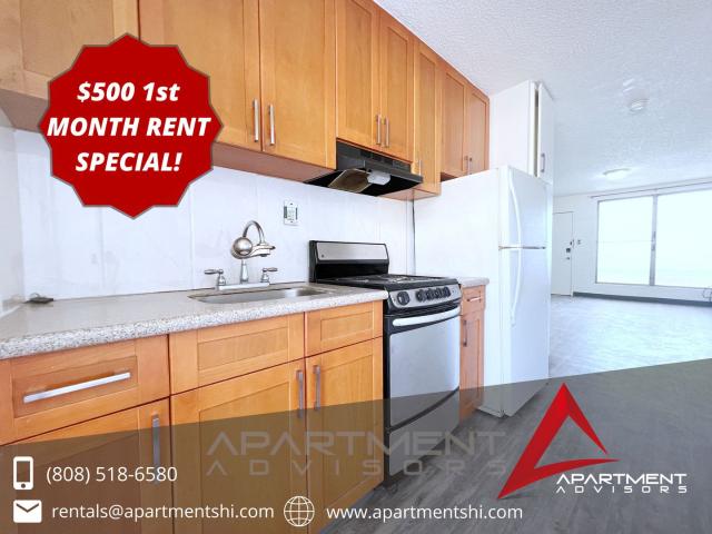 2 BR, 1 BA Apartment 1218 N. School St, Honolulu, HI 96817