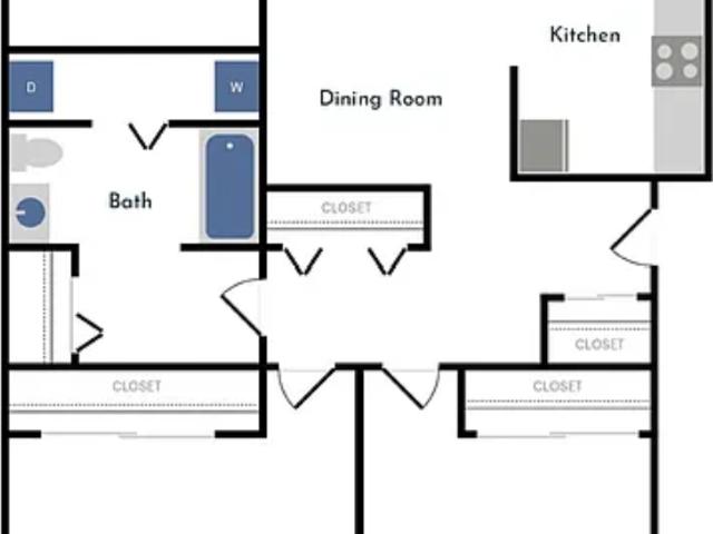 2 BR, 1 BA Apartment 125 SW Campus Drive, Federal Way, WA 98023