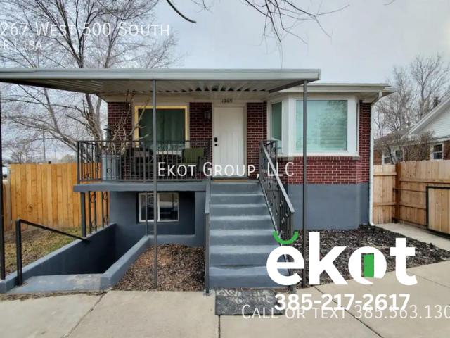 2 BR, 1 BA Apartment 1267 West 500 South, Salt Lake City, UT 84104