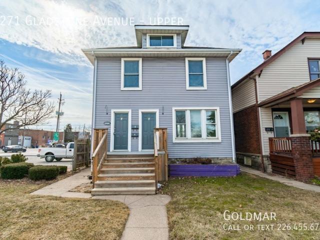 2 BR, 1 BA Apartment 1271 Gladstone Avenue, Windsor, ON N8X 1H3