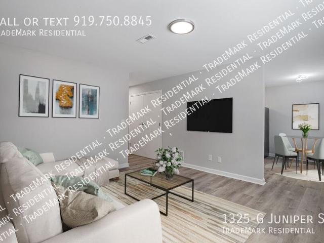 2 BR, 1 BA Apartment 1325 G Juniper St Durham, NC 27701