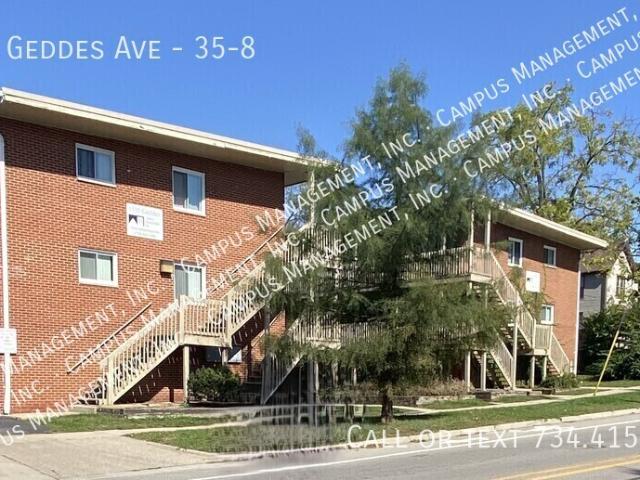2 BR, 1 BA Apartment 1335 Geddes Ave, Ann Arbor, MI 48104