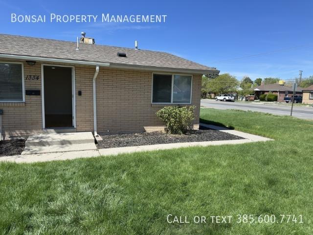 2 BR, 1 BA Apartment 1334 S Cheyenne Ave, Salt Lake City, UT 84104