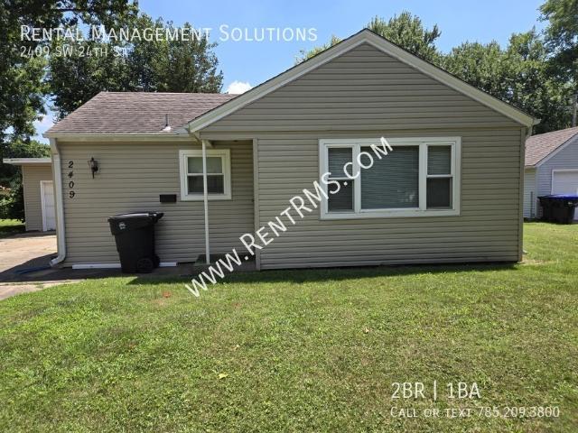 2 BR, 1 BA Apartment 2409 SW 24th St, Topeka, KS 66611