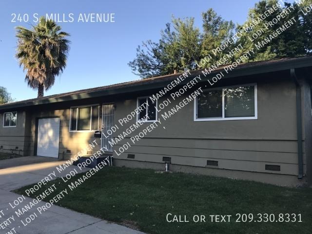 2 BR, 1 BA Apartment 240 S. MILLS AVENUE, LODI, CA 95242