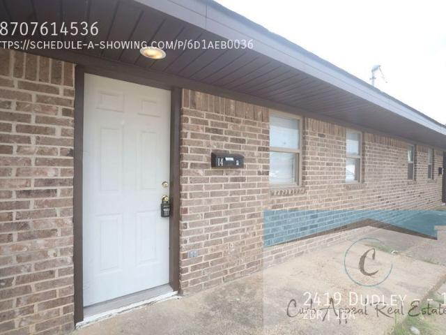 2 BR, 1 BA Apartment 2419 Dudley, Jonesboro, AR 72401