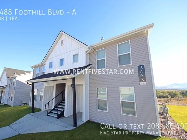 2 BR, 1 BA Apartment 2488 Foothill Blvd, Pocatello, ID 83204