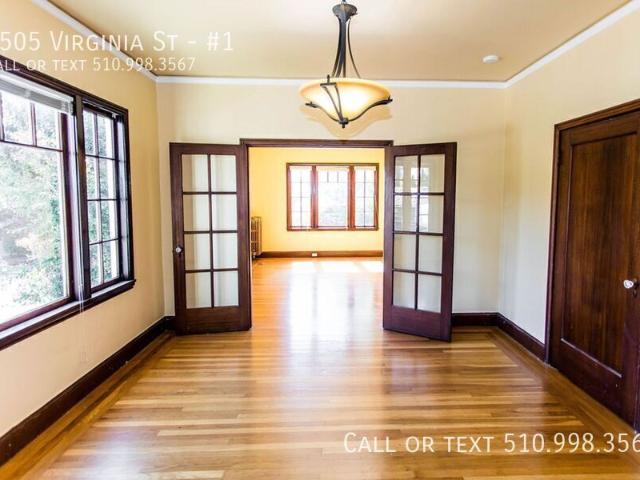 2 BR, 1 BA Apartment 2505 Virginia St, Berkeley, CA 94709