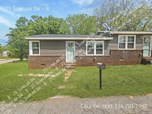 2 BR, 1 BA Apartment 25 Sumlar Dr, Greenville, SC 29607