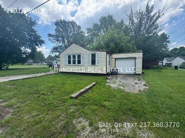 2 BR, 1 BA Apartment 2601 S Walnut St, Springfield, IL 62704