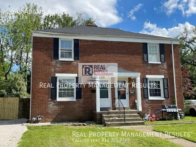2 BR, 1 BA Apartment 2603 Adams Ave, Evansville, IN 47714