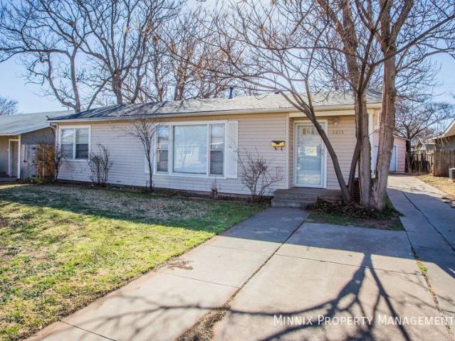 2 BR, 1 BA Apartment 2615 45th St Lubbock, TX 79413