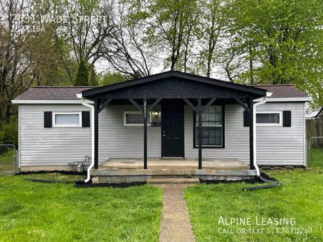 2 BR, 1 BA Apartment 2631 Wade Street, Indianapolis, IN 46203