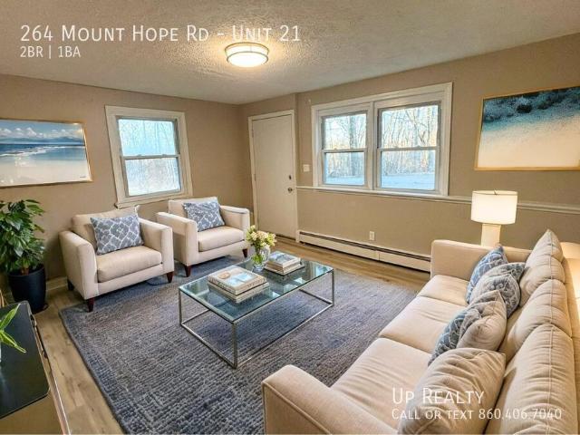 2 BR, 1 BA Apartment 264 Mount Hope Rd, Mansfield Center, CT 06250