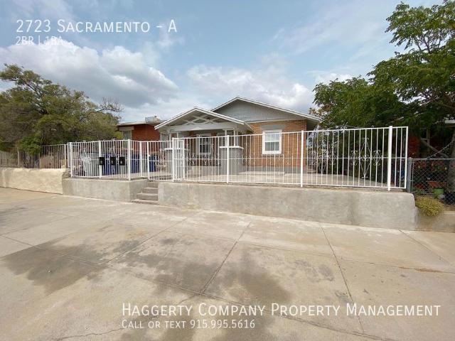 2 BR, 1 BA Apartment 2723 Sacramento, El Paso, TX 79930