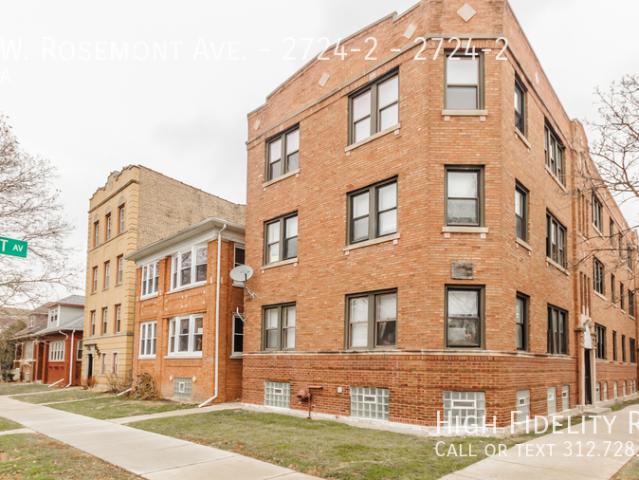 2 BR, 1 BA Apartment 2724 W. Rosemont Ave. 2724 2, Chicago, IL 60659