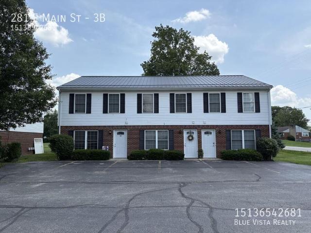2 BR, 1 BA Apartment 281 E Main St, Clarksville, OH 45113