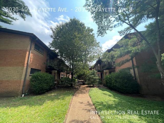 2 BR, 1 BA Apartment 2030 40 Lafayette Ave St. Louis, MO 63104