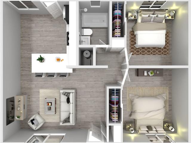 2 BR, 1 BA Apartment 2152 N. Country Club Rd. Unit 2 beds, 1 bath, $993, Tucson, AZ 85716