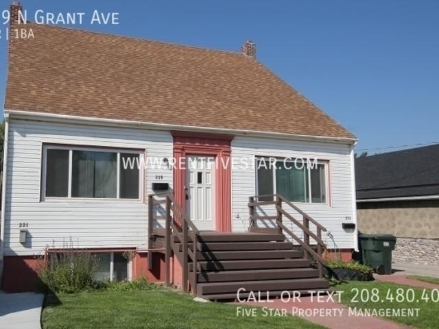 2 BR, 1 BA Apartment 219 N Grant Ave, Pocatello, ID 83204