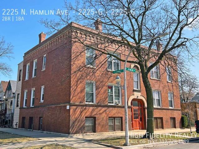 2 BR, 1 BA Apartment 2225 N. Hamlin Ave. 2225 G, Chicago, IL 60647