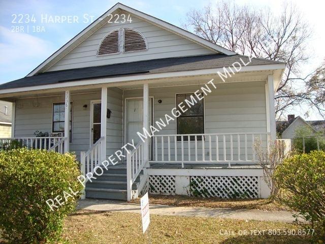 2 BR, 1 BA Apartment 2234 Harper St, Columbia, SC 29204