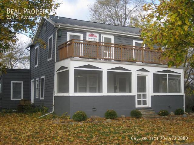 2 BR, 1 BA Apartment 224 S. Adams St. Apt Ypsilanti, MI 48197