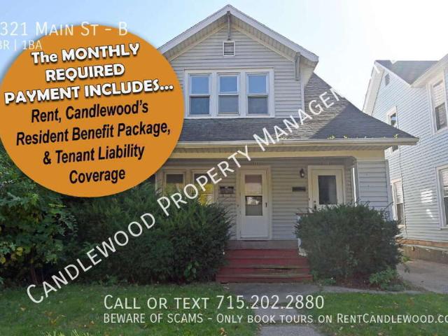2 BR, 1 BA Apartment 2321 Main St, Stevens Point, WI 54481