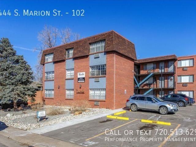 2 BR, 1 BA Apartment 3444 S. Marion St Englewood, CO 80113