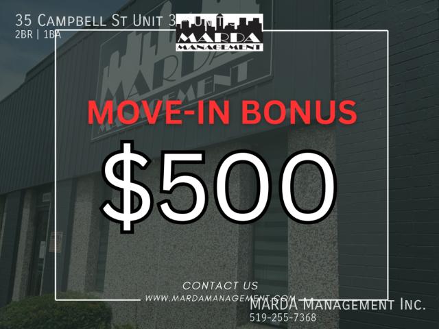 2 BR, 1 BA Apartment 35 Campbell St Unit 3, Chatham, ON N7M 3W6