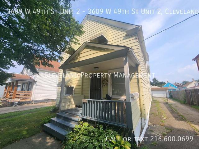 2 BR, 1 BA Apartment 3609 W 49th St Unit 2, Cleveland, OH 44102