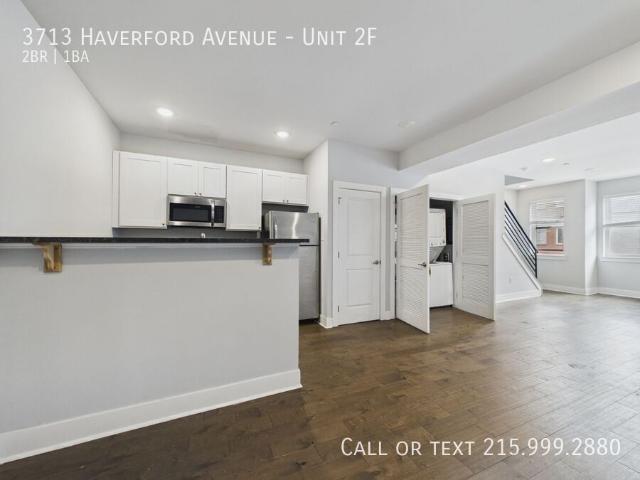 2 BR, 1 BA Apartment 3713 Haverford Avenue, Philadelphia, PA 19104