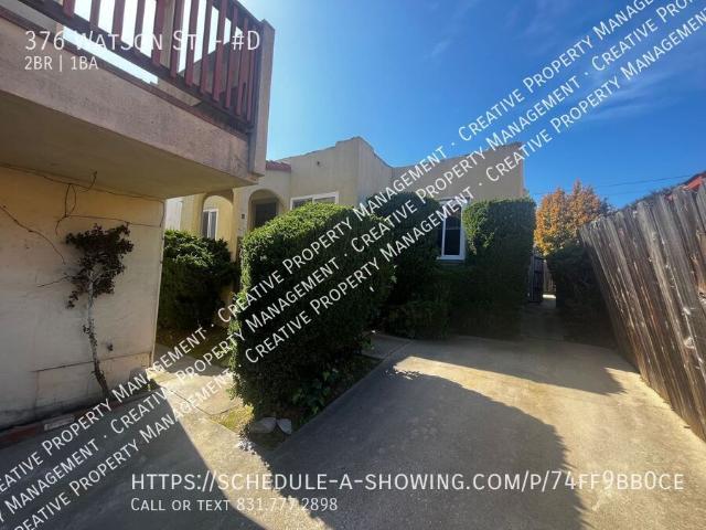 2 BR, 1 BA Apartment 376 Watson Street, Monterey, CA 93940